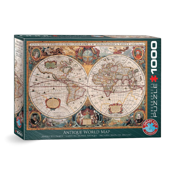 Antique World Map 1000 Piece Puzzle – The Puzzle Nerds