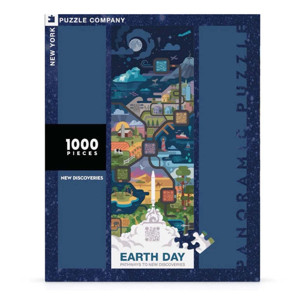 New Discoveries: Earth Day 1000 Piece Panoramic Puzzle – The Puzzle Nerds