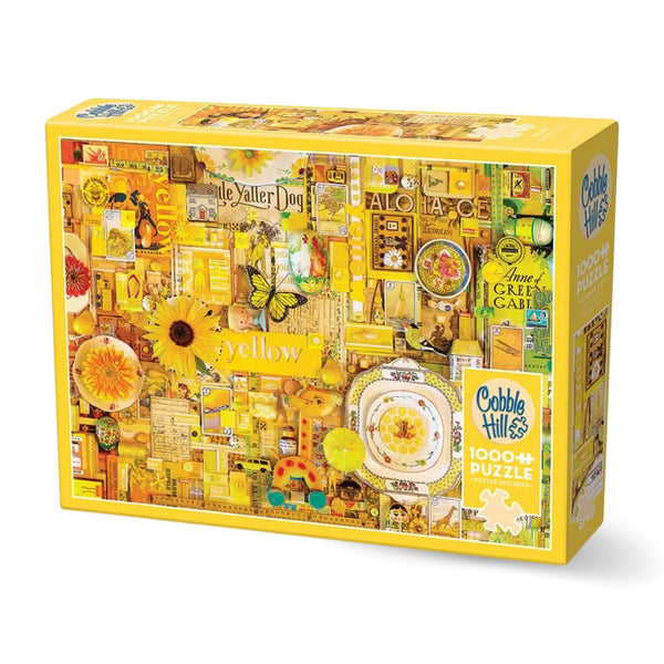 Yellow 1000 Piece Puzzle – The Puzzle Nerds