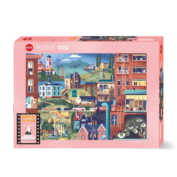 Movie Masters - Hitchcock Films 1000 Piece Puzzle – The Puzzle Nerds