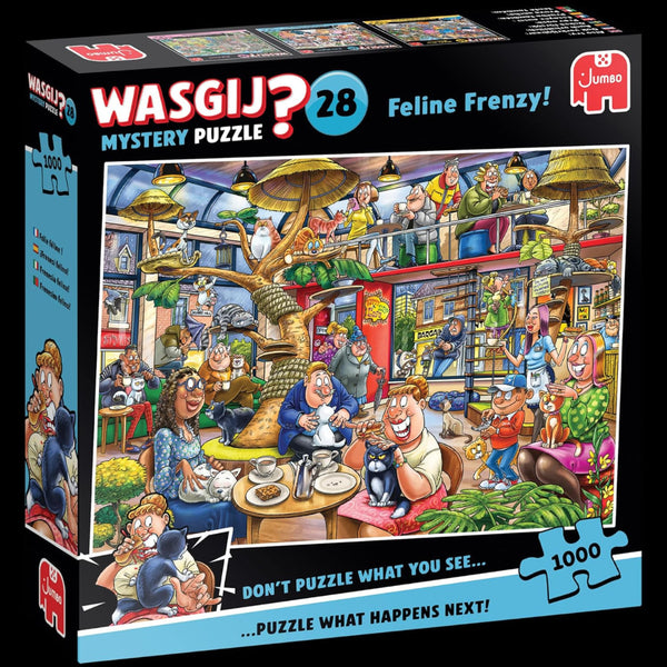 Wasgij Mystery 28 Feline Frenzy! 1000 Piece Puzzle – The Puzzle Nerds