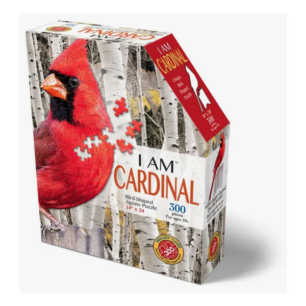 I AM Cardinal 300 Piece Shaped Puzzle – The Puzzle Nerds