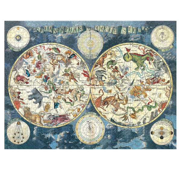 Celestial Planisphere, Early Cartography 1000 Piece Puzzle – The Puzzle ...