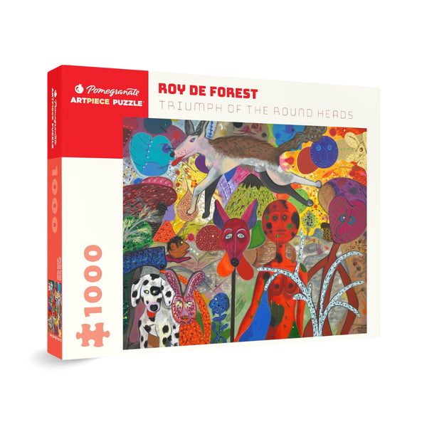 Triumph Of The Round Heads by Roy De Forest 1000 Piece Puzzle – The ...