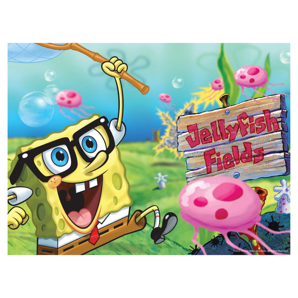 SpongeBob SquarePants 3D/2D 100 Piece Double-Sided Puzzle Nickelodeon ...