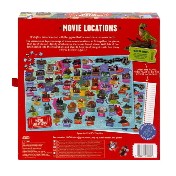 Movie Locations 1000 Piece Puzzle – The Puzzle Nerds