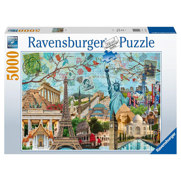 Big Cities Collage 5000 Piece Puzzle – The Puzzle Nerds