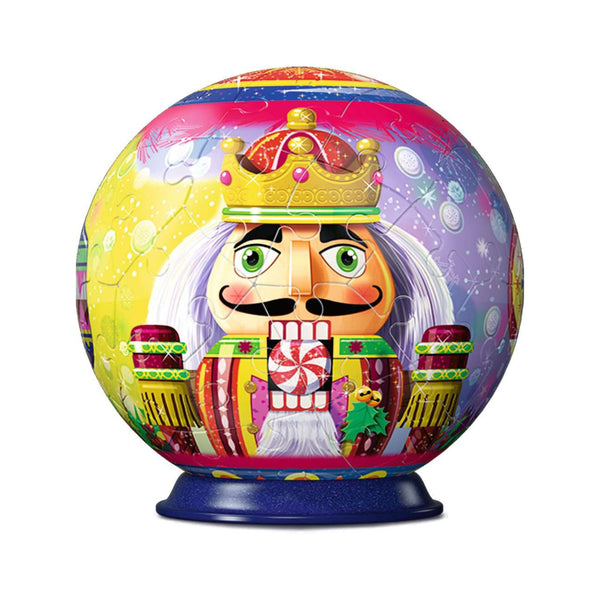 Holiday Nutcracker 56 Piece Puzzle Ball 3D Puzzle - Red Crown – The ...