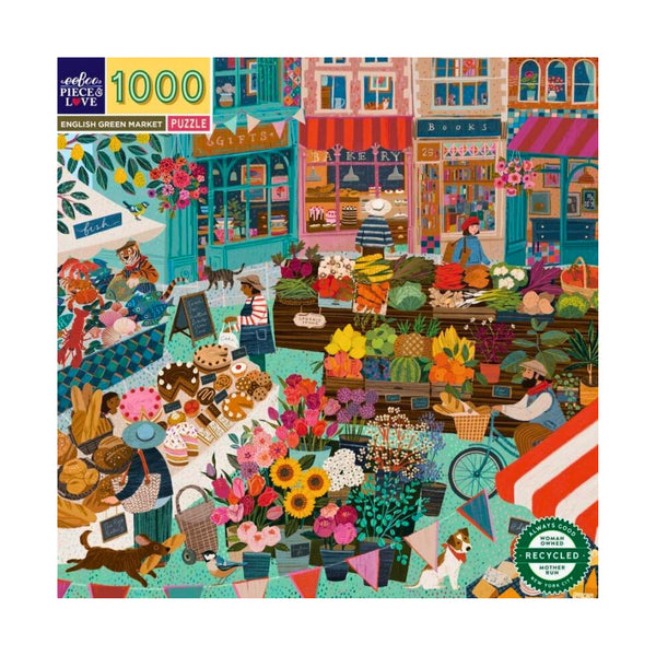 English Green Market 1000 Piece Puzzle – The Puzzle Nerds