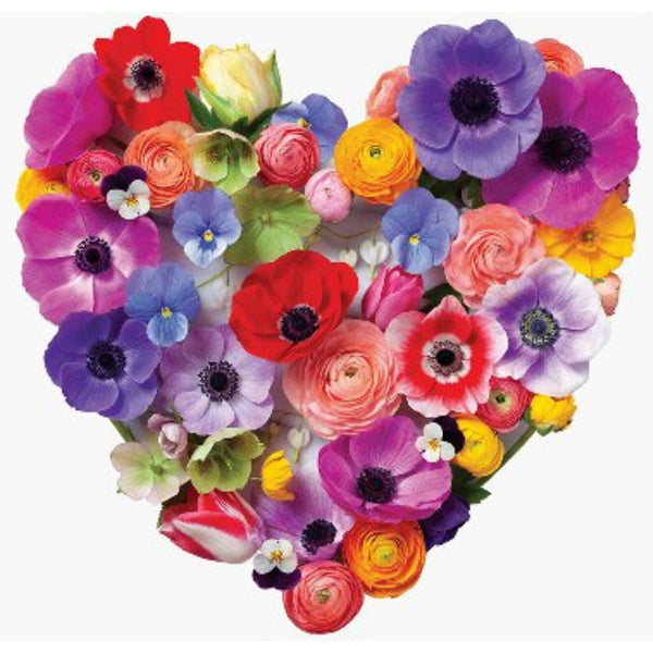 Flora Heart 750 Piece Shaped Puzzle – The Puzzle Nerds