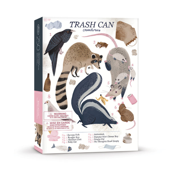 Trash Can Creatures 250 Piece Puzzle – The Puzzle Nerds