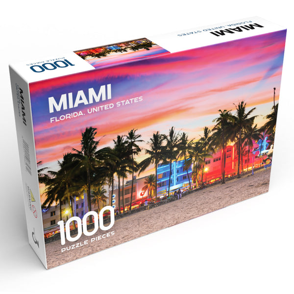 Miami 1000 Piece Puzzle – The Puzzle Nerds