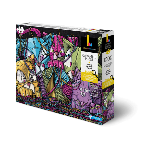 Robocats 1000 Piece Puzzle – The Puzzle Nerds