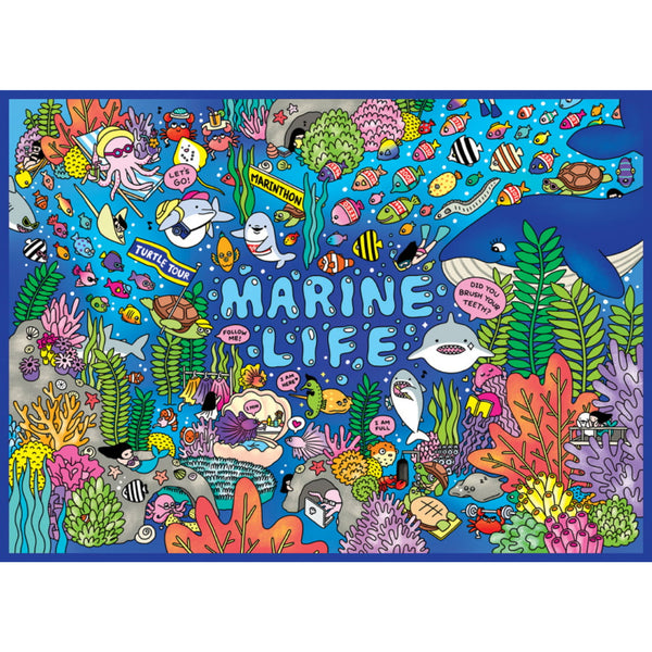 Marine Life 1000 Piece Puzzle – The Puzzle Nerds