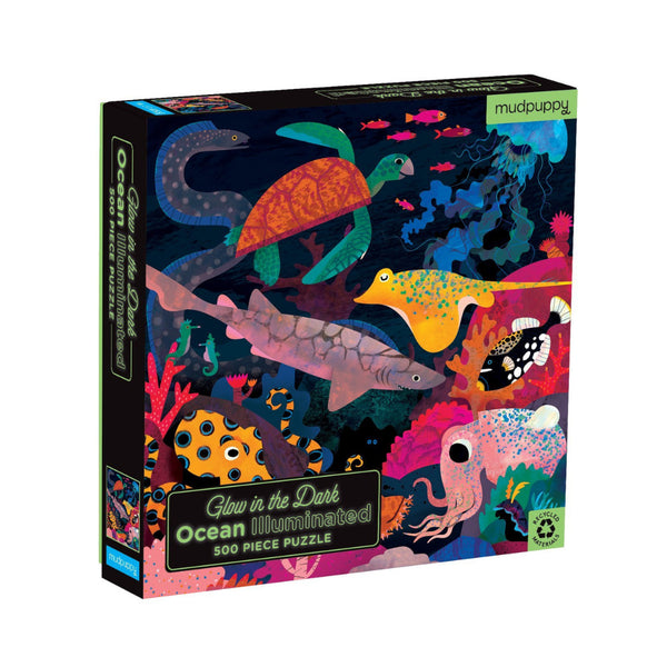Ocean Illuminated 500 Piece Glow In The Dark Family Puzzle – The Puzzle ...