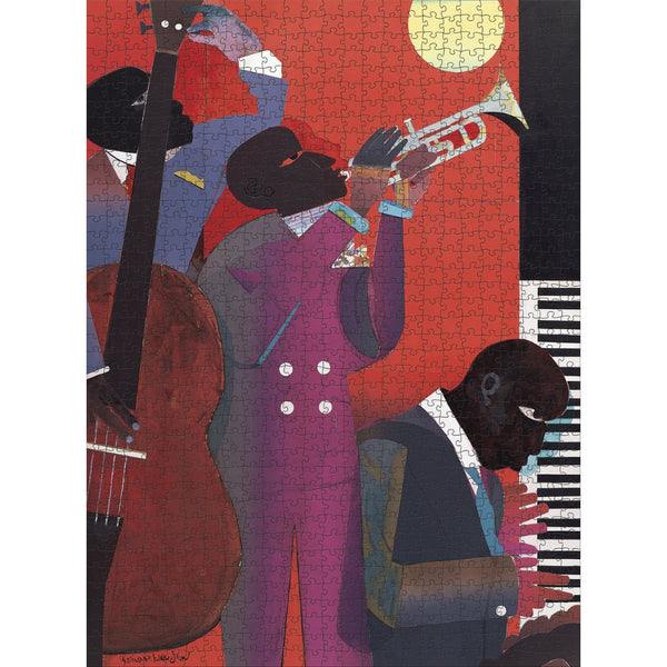 Up At Minton's by Romare Bearden 1000 Piece Puzzle – The Puzzle Nerds